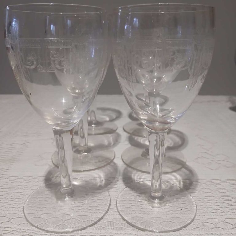 Copas cristal tallado - María Maranessi